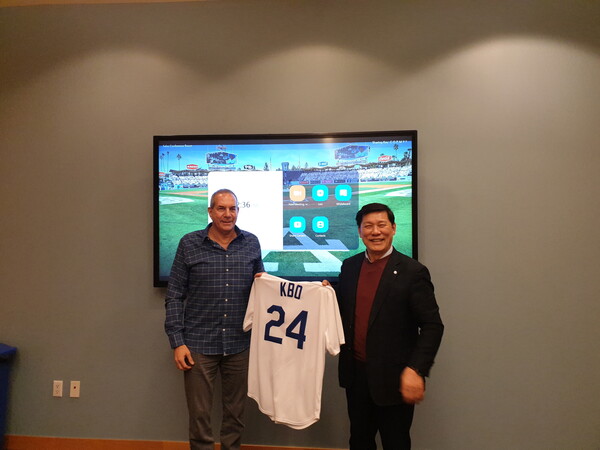 KBO 허구연 총재, 한국야구 국제화 위해 MLB 3개 구단 방문